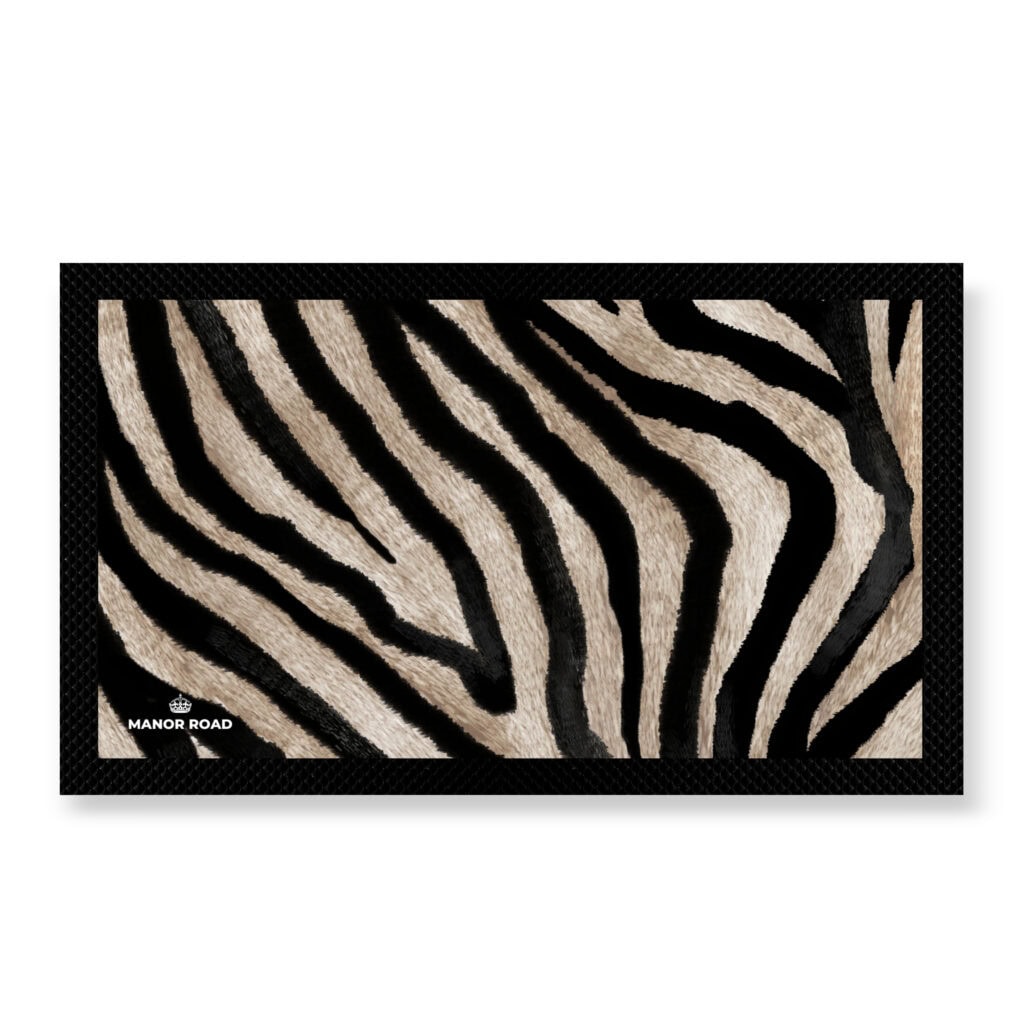 Small Bar Runner Mat - Zebra – Manor Road