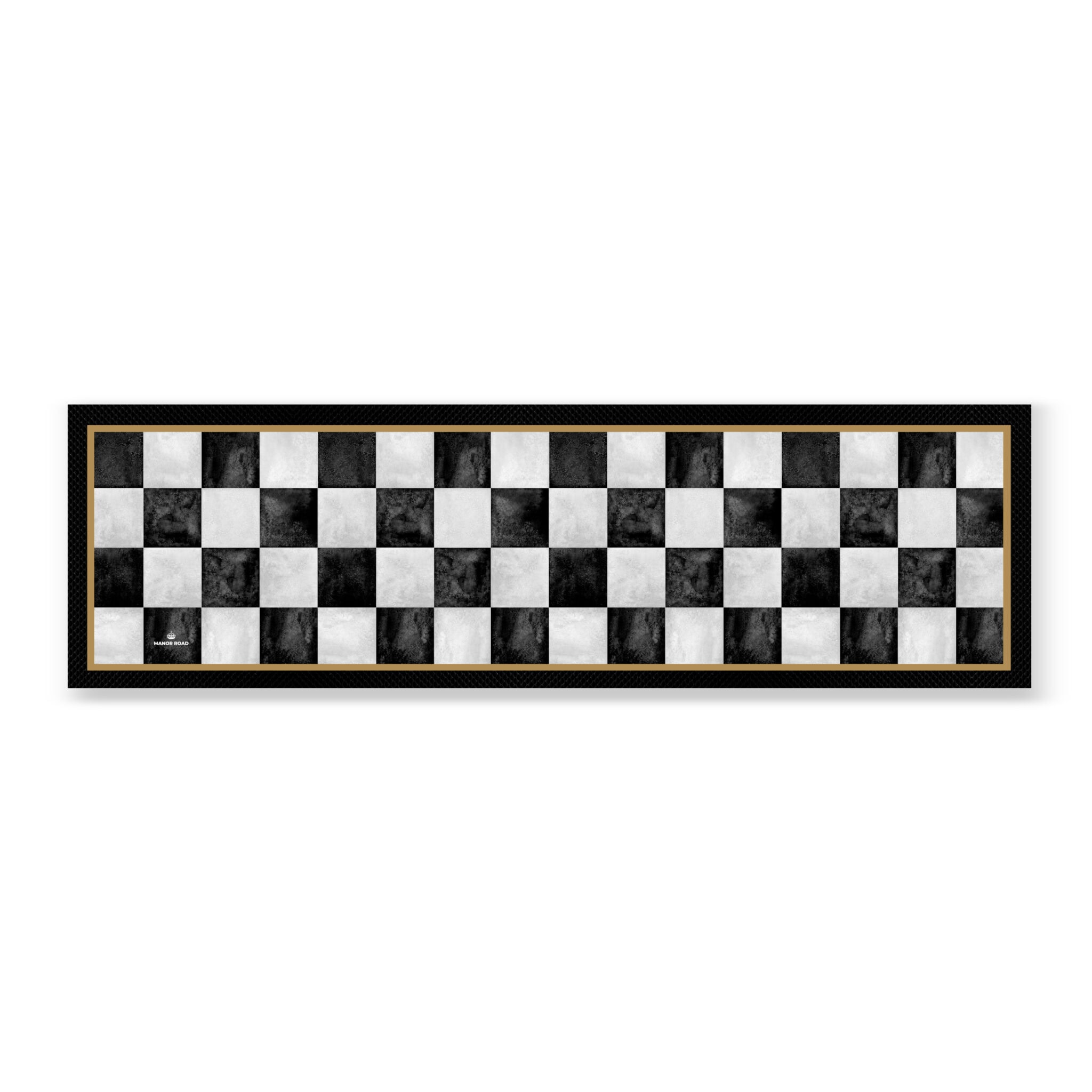 Large Bar Runner Mat - Marble Check – Manor Road