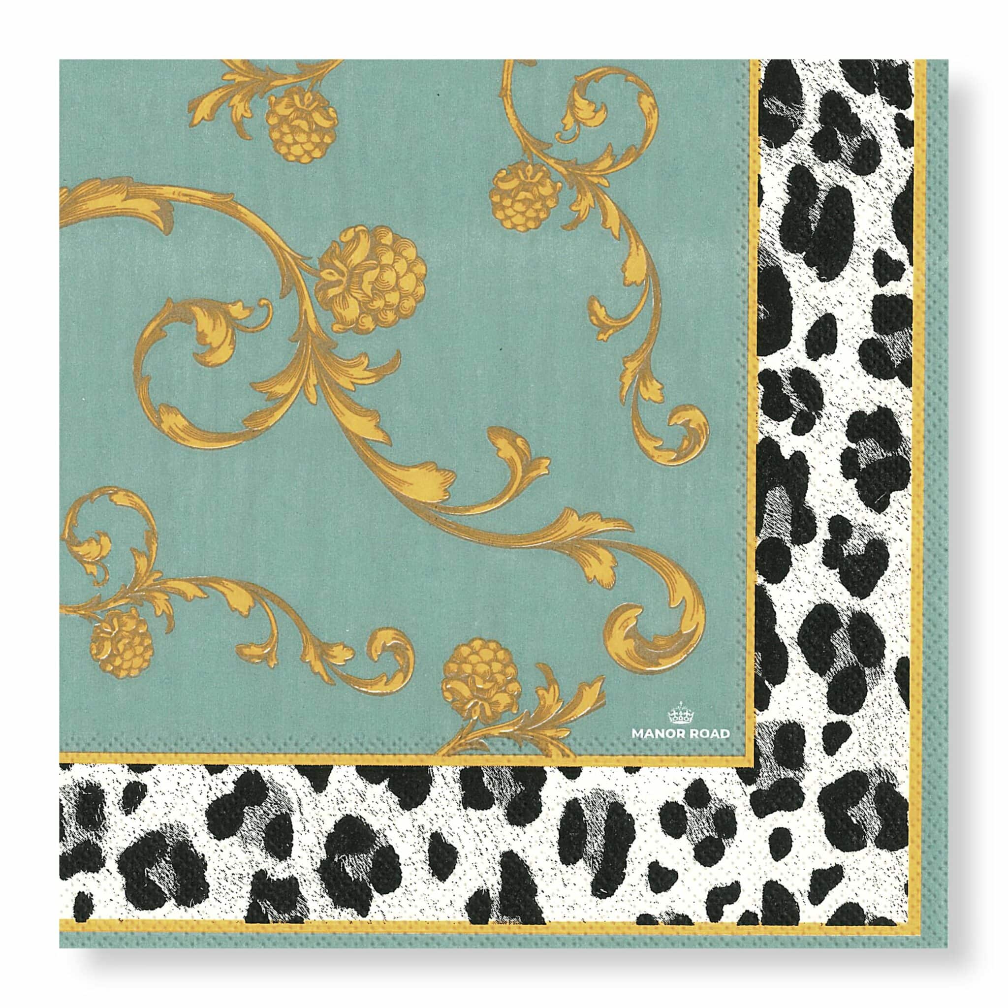 Victorian Leopard Napkins - Cocktail – Manor Road