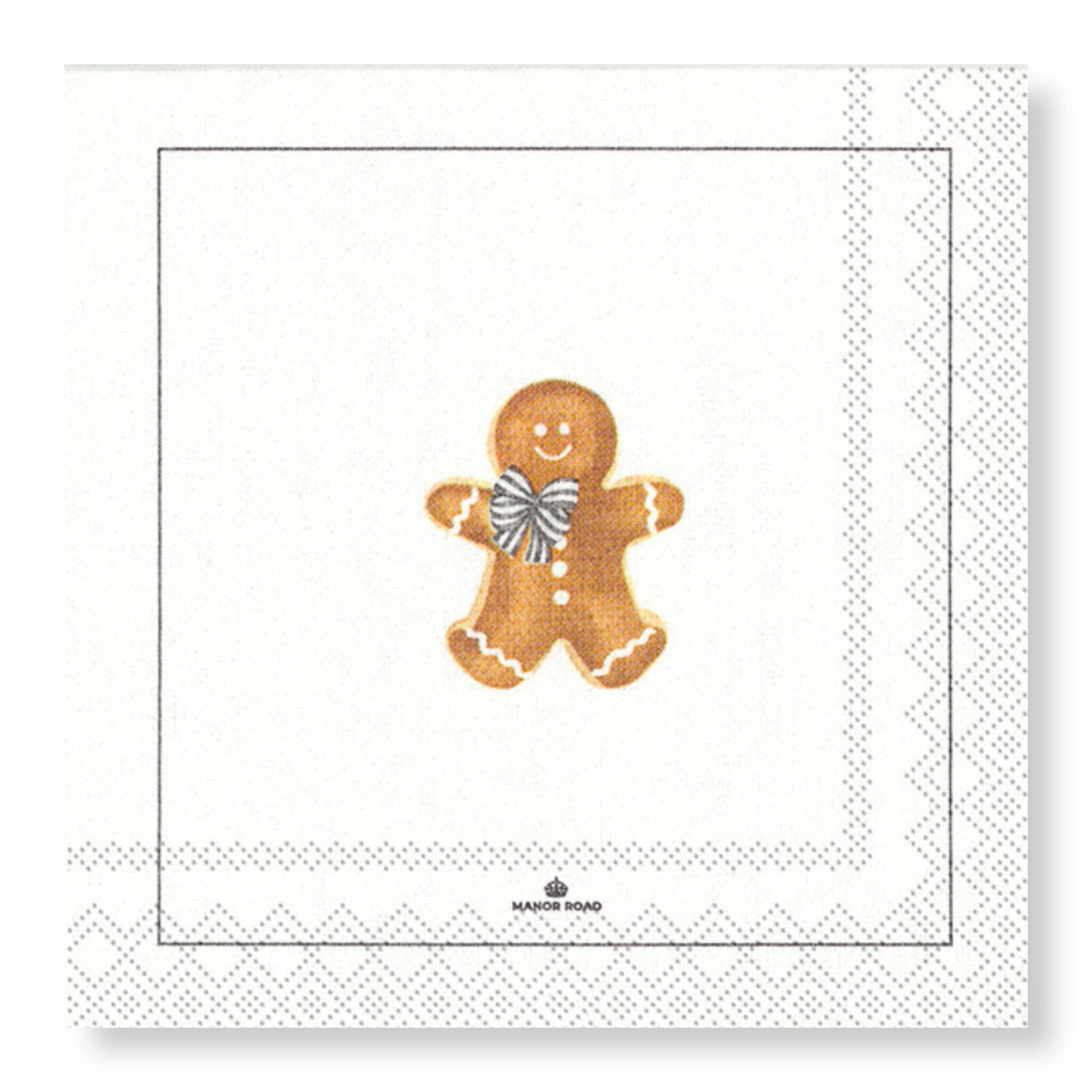 Gingerbread Man Napkins - Cocktail – Manor Road