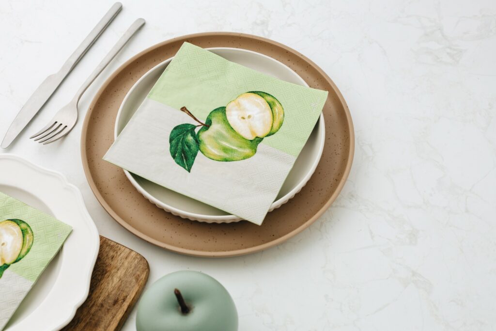 Apple Napkins - Luncheon – Manor Road