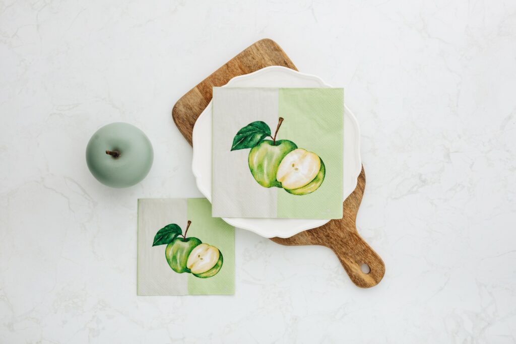 Apple Napkins - Luncheon – Manor Road