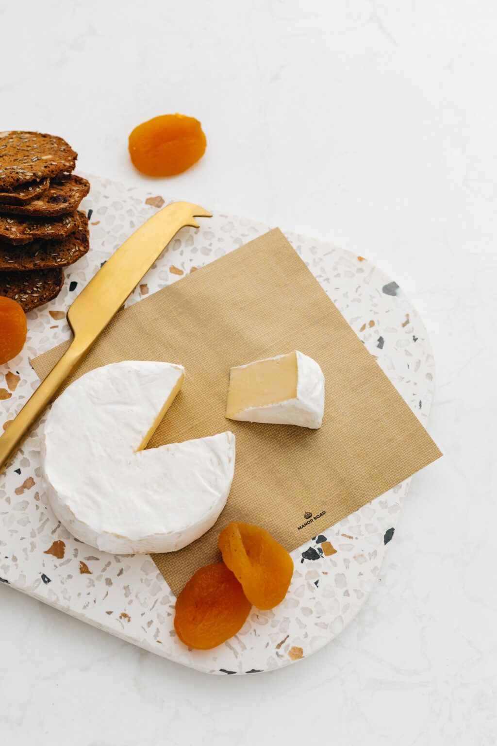 Gold Linen Cheese Board Presentation Cards – Manor Road