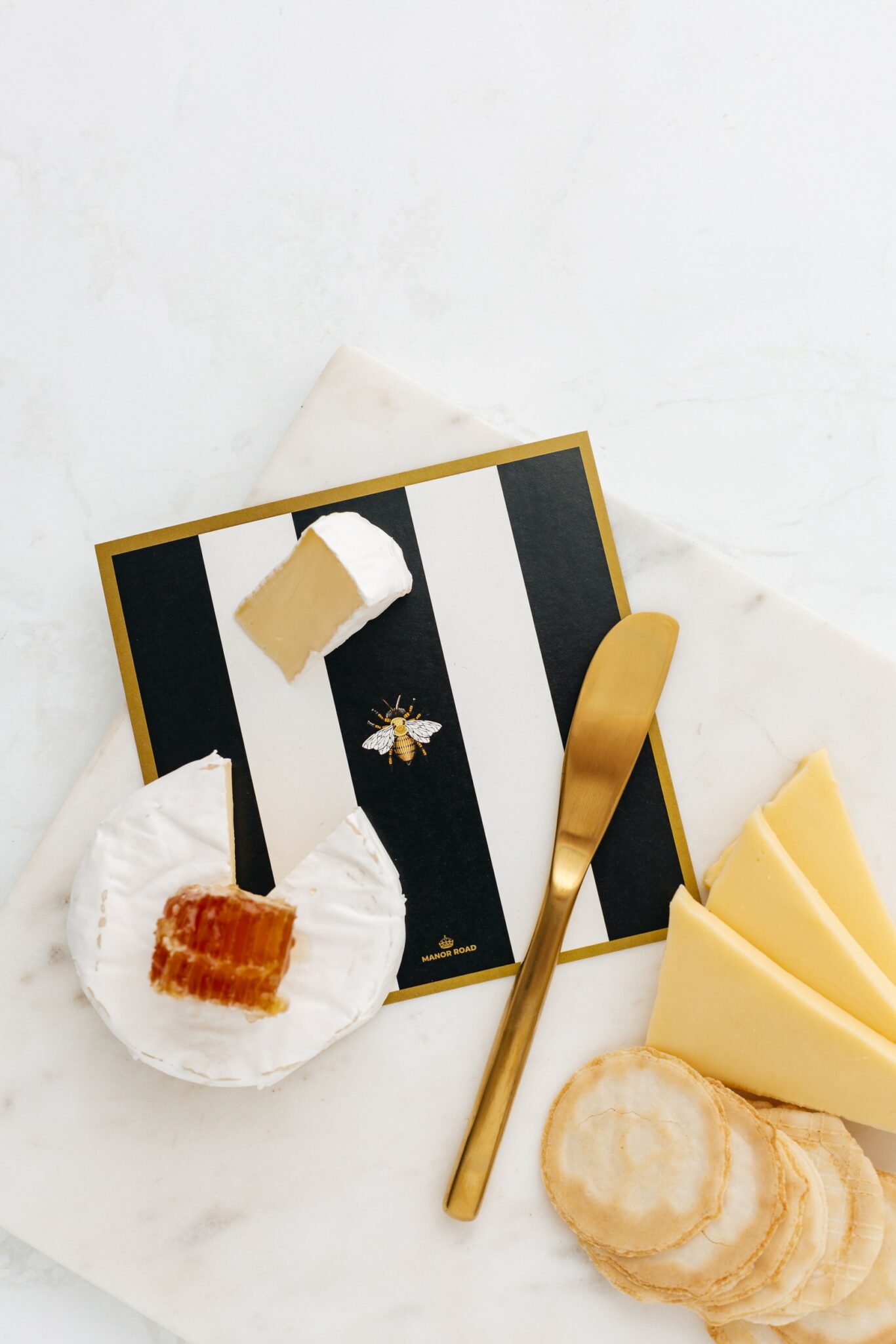 The Striped Bee Cheese Board Presentation Cards – Manor Road