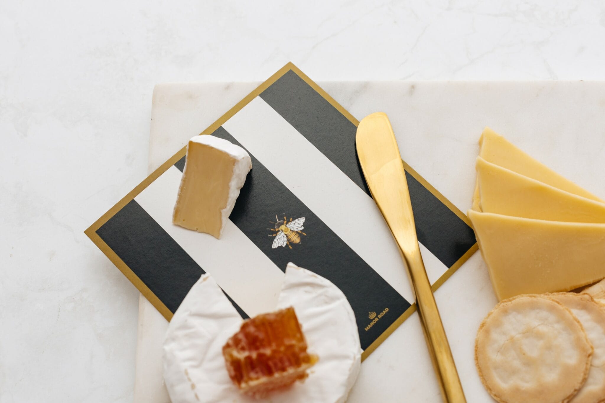 The Striped Bee Cheese Board Presentation Cards – Manor Road